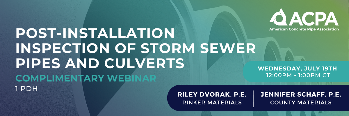 ACPA Webinar - Post-Installation Inspection